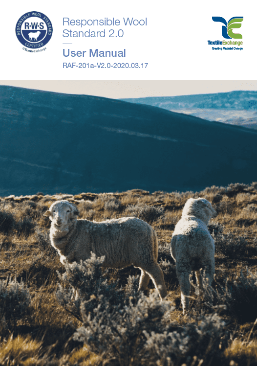RAF-201a Responsible Wool Standard User Manual - Textile Exchange