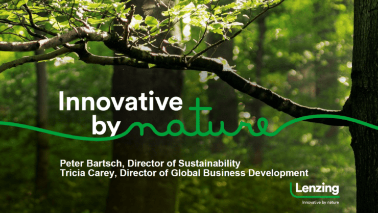 Lenzing Sustainability Webinar - Textile Exchange