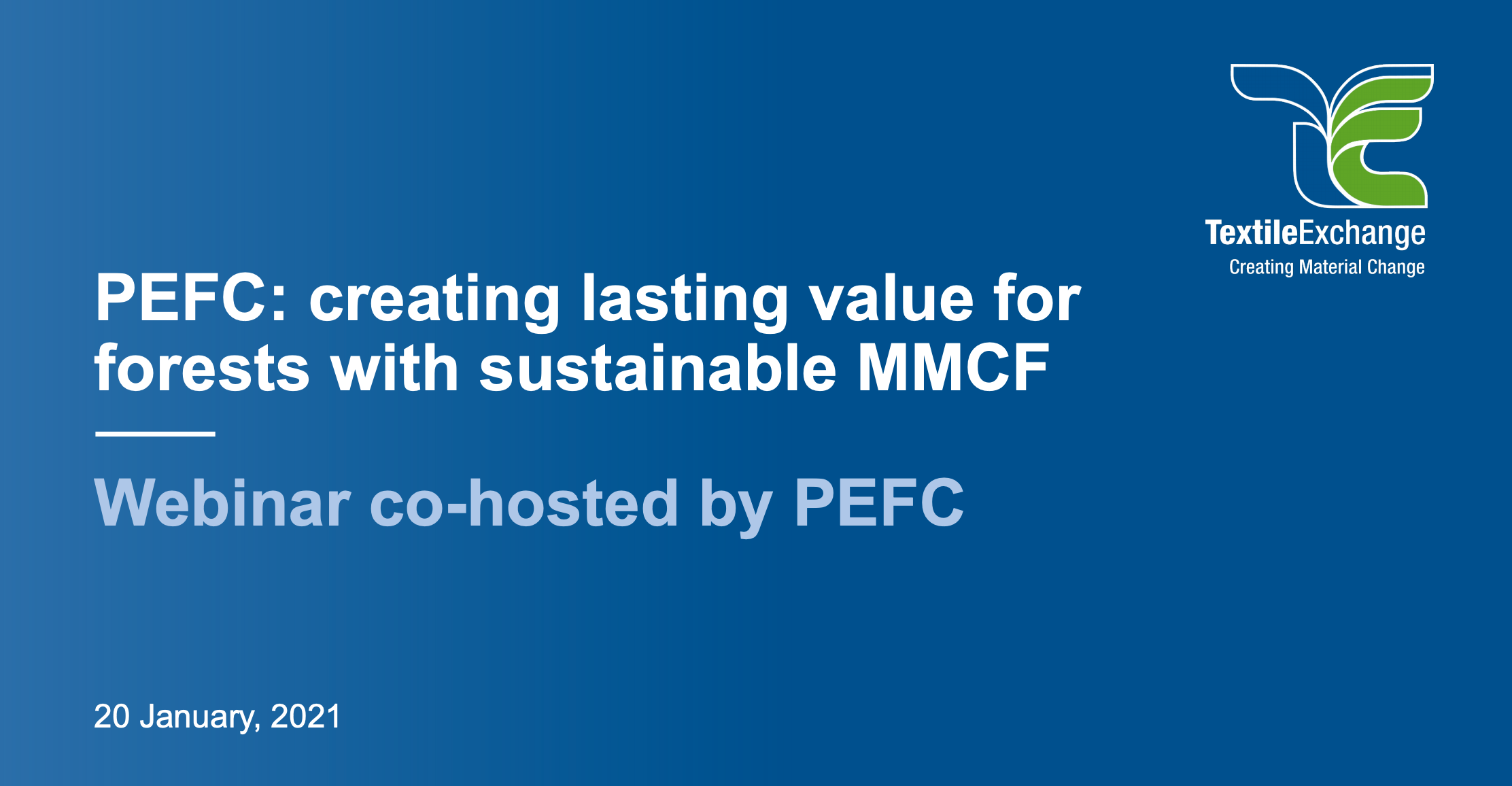 PEFC: Creating Lasting Value for Forests with Sustainable MMCF ...