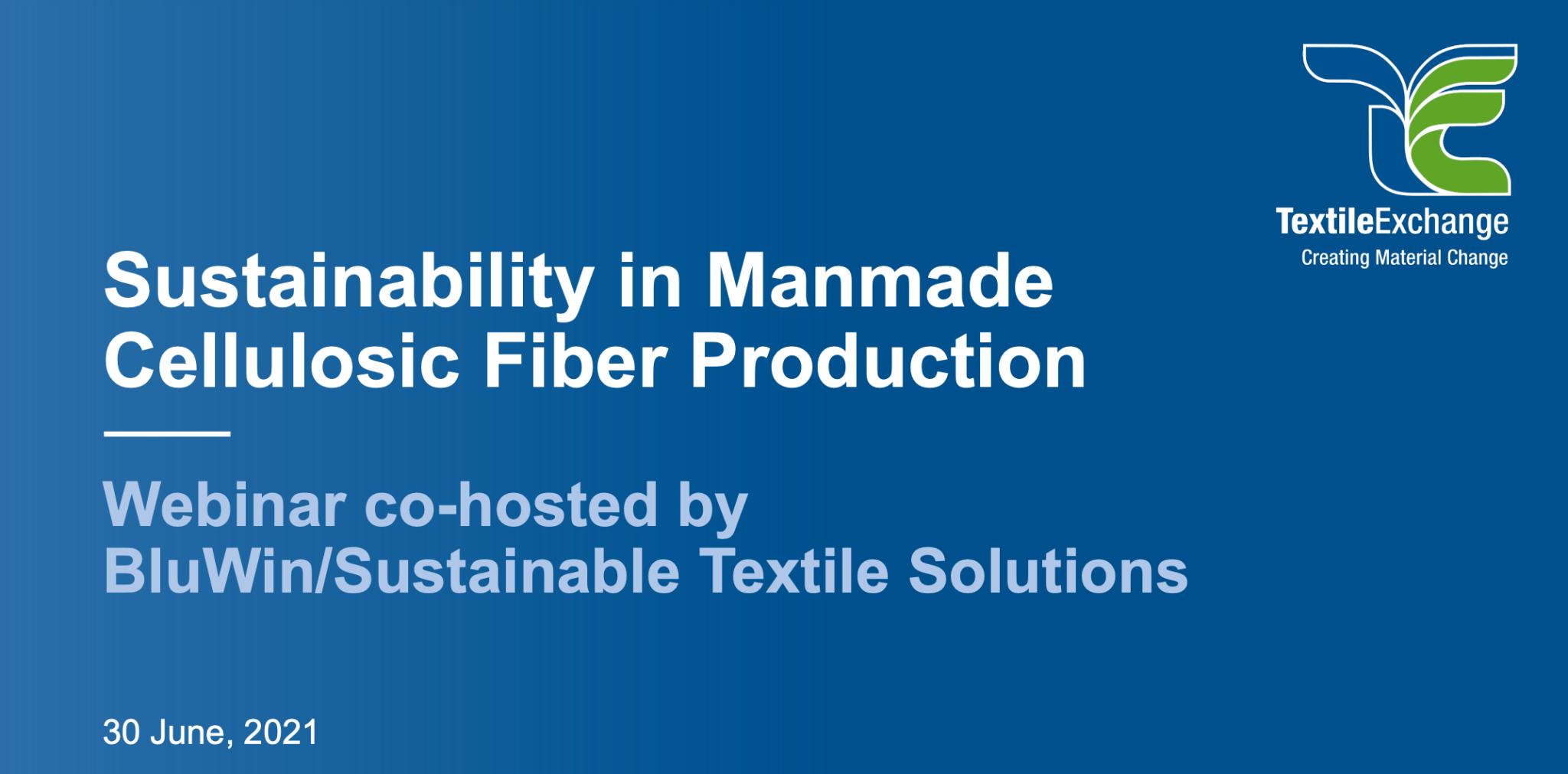 Sustainability in Manmade Cellulosic Fiber Production - Textile Exchange