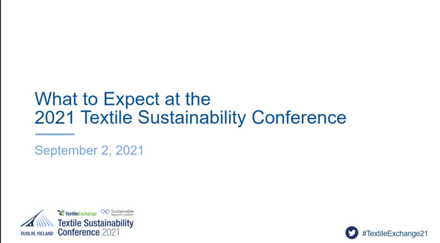 What to Expect at the 2021 Textile Sustainability Conference - Textile ...