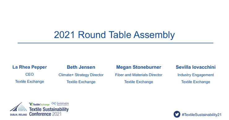 2021 Round Tables Assembly - Textile Exchange