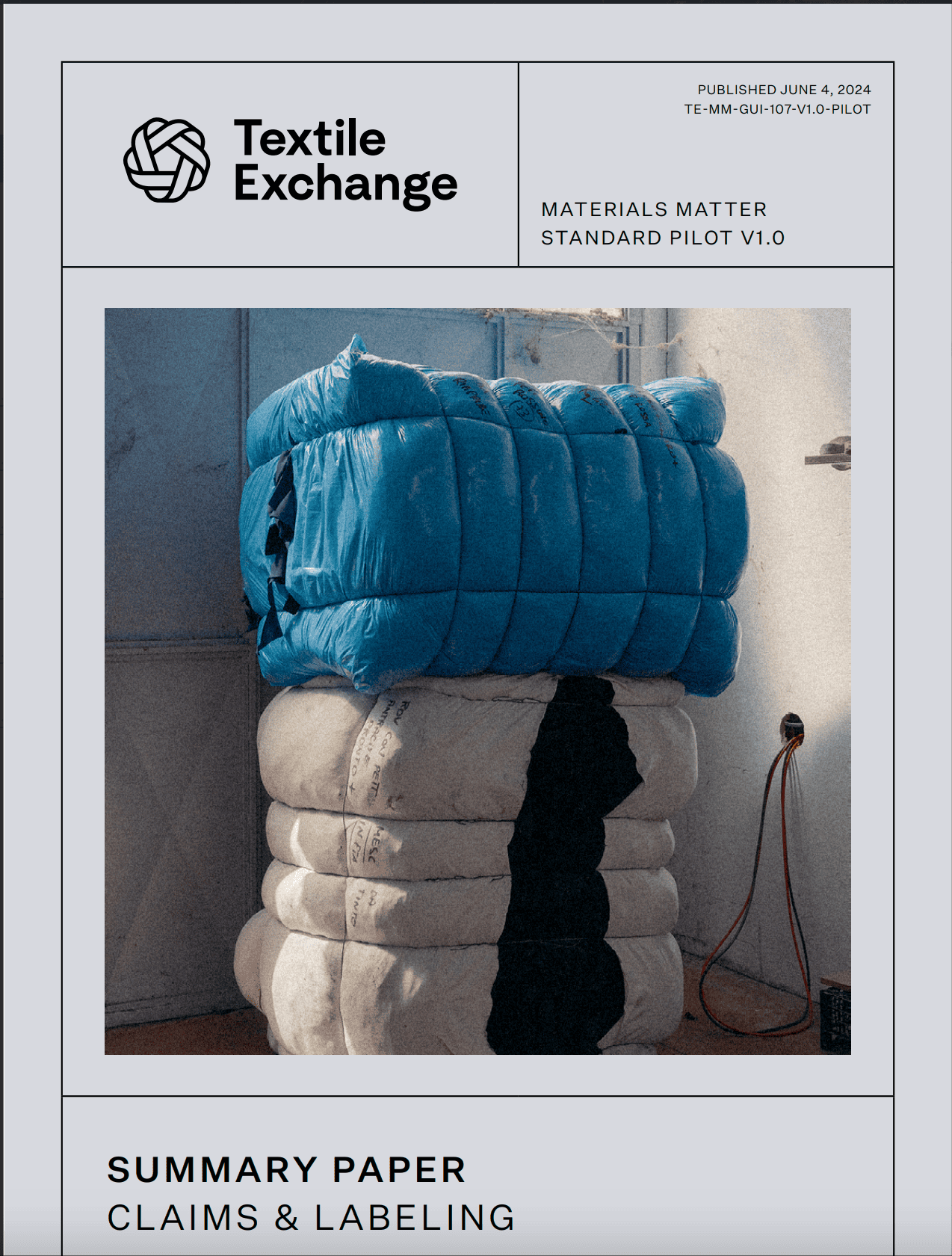 TE-MM-GUI-107 Claims and Labeling Summary Paper for the Materials ...